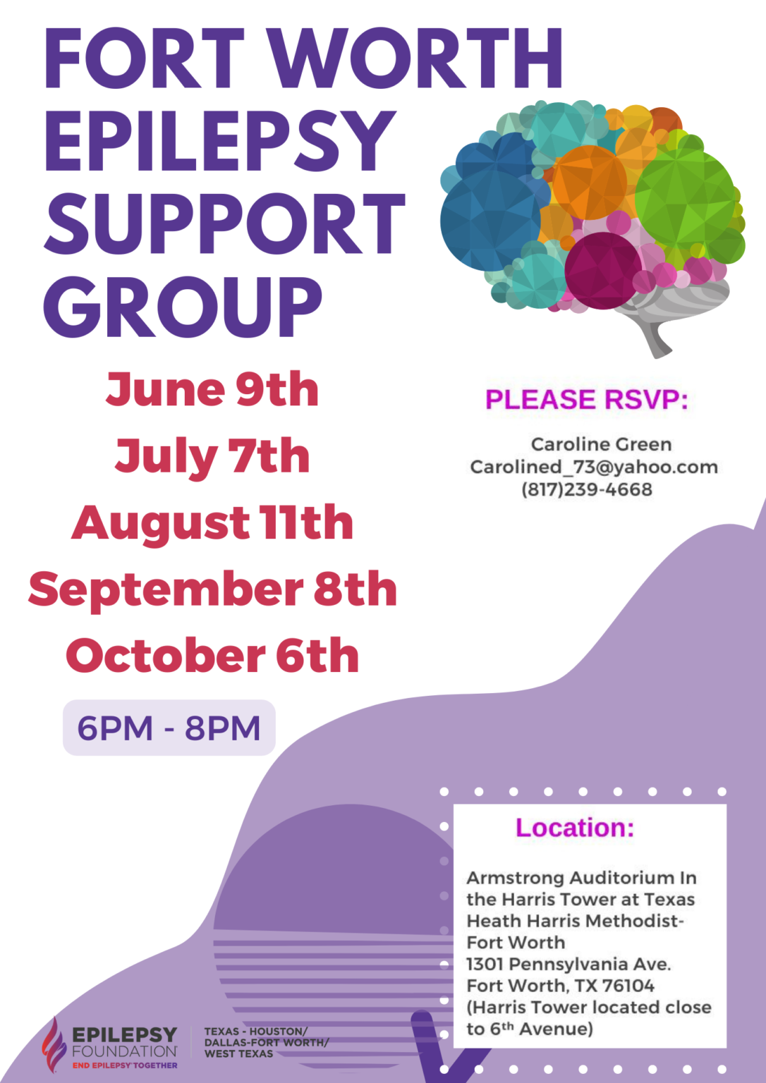 Epilepsy Support Groups by Epilepsy Foundation Texas